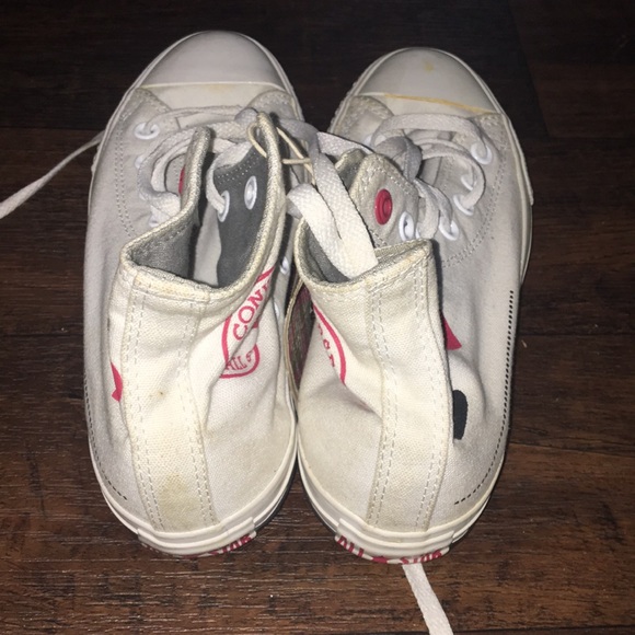 Converse | Shoes | Cute White Converse Limited Edition | Poshmark